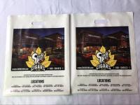 China Merchandise Die Cut Handle Bags Custom Logo Printing Personalized Plastic Bags for sale