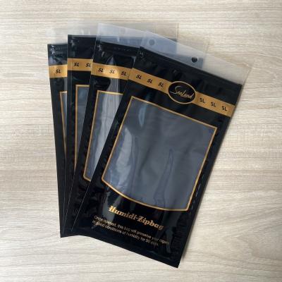 China Ziplock Design Custom Cigar Bags Custom Printed Durable Resealable Packaging Bags Ideal for Retail and Storage Solutions for sale