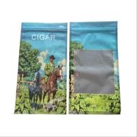 China OPP LDPE laminated material cigar packaging bag 0.09mm thickness resealable packaging ideal for maintaining cigar freshness for sale