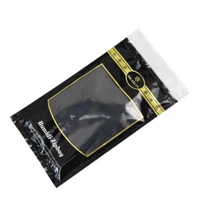 China Tear-resistant And Puncture-resistant Cigar Humidor Bags Cigar Moisturizing Plastic Zipper Bags Manufactured With OPP LDPE Laminated Material for sale
