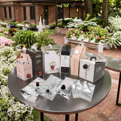 China Customized BIB bags in Box featuring Accessories Tap Spout ideal for packaging wine juice oil and other liquid products for sale