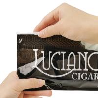 China Portable cigar humidor bags with moisturizing system and transparent window for easy display and long lasting freshness of cigars for sale