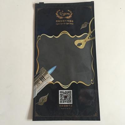 China 009mm plastic cigar bags designed with tear-resistant and puncture-resistant materials to protect cigars during transit for sale