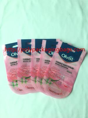 China Laminated Plastic Poly Hang Bag For Insole Packaging Moisture Proof for sale