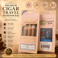 China Humidity Sheet Inside Plastic Cigar Bags Thickness 009mm Clear Protective Bags Ideal for Cigar Storage and Humidity Regulation for sale