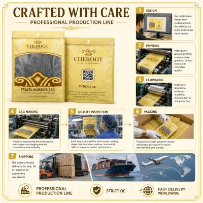 China Small Cigar Humidor Bags Food-grade TPU PE Designed to Keep Cigars Fresh Durable and Moisture Resistant Storage Solution for sale