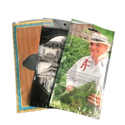 China Food-grade TPU And PE Custom Cigar Bags Ziplock Design Durable Reusable Protective Packaging Solutions For Cigar Storage for sale