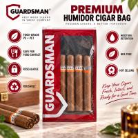 China Custom Printing Cigar Plastic Packaging Bags Hand Rolling Tobacco 3 Side Seal Ziplock Pouch Bag With Window for sale