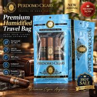 China Lightweight And Compact Cigar Humidor Bags Tear-resistant And Puncture-resistant Cigar Moisturizing Plastic Zipper Bags Protection For Cigars for sale