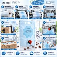 China Moisture Proof Stand up Spout Pouch Utilizing Material Structures PET AL NY PE or Custom Designed for Beverage Packaging for sale