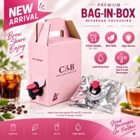 China Customized Bag In Box Featuring Accessories Tap Spout Capacity Options 5L 10L 20L 25L 220L Designed for Liquid Dispensing for sale