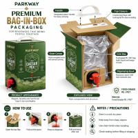 China Smooth Surface Bag In Box Customized Packaging Solution With Handle Ideal For Liquid Storage And Transport for sale
