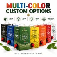 China spout Bag in box plastic packaging system optimized for liquid packaging applications requiring contamination prevention for sale