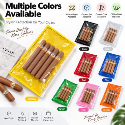 China Inside Humidity Sheet Humidified Cigar Bags 009mm Thickness Moisture Barrier Packaging Designed to Preserve Cigar Flavor for sale