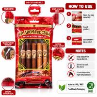 China OPP LDPE Laminated Material Cigar Humidor Bags Suitable For Holding 5 to 20 Cigars Depending On Size Humidity Control Bag for sale