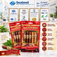 China OPP LDPE Laminated Material Cigar Humidor Bags Suitable For Holding 5 to 20 Cigars Depending On Size Humidity Control Bag for sale
