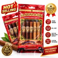 China OPP LDPE Laminated Material Cigar Humidor Bags Suitable For Holding 5 to 20 Cigars Depending On Size Humidity Control Bag for sale