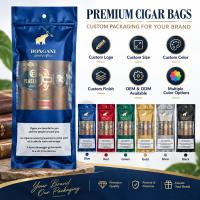 China Food-grade TPU And PE plastic cigar bags 009mm thickness packaging option for cigar distributors requiring consistent and protection for sale