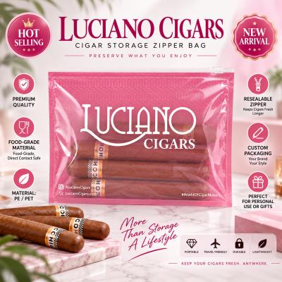 China Cigar Humidor Bags Constructed From Food-grade TPU And PE Offering Cigar Protection for sale