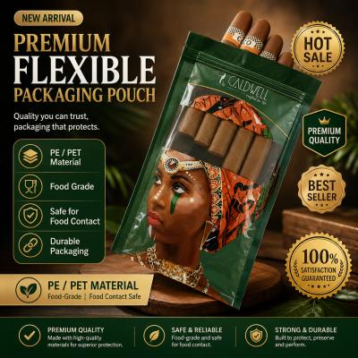 China Cigar Humidor Bags Made with Foodgrade TPU PE Featuring Ziplock Design Offering Airtight Storage and Humidity Maintenance for sale