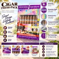 China Humidity Sheet Inside Cigar Humidifier Bag Featuring MOPP PE Material Structure Ensuring Stable Humidity Levels for Cigars for sale