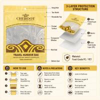 China 009mm plastic cigar bags cigar moisturizing plastic zipper bags crafted to maintain optimal humidity and freshness for cigars for sale