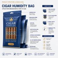 China Cigar Humidor Bags Small Size Options Designed For Humidity Retention And Convenient Portability for sale