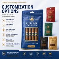China Cigar Humidor Bags Small Size Options Designed For Humidity Retention And Convenient Portability for sale