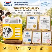 China Stand Up Pouch Spout Pouch Bag Featuring Butterfly Valve Suitable for Juice Milk and Liquid Products Packaging for sale