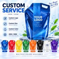 China Customized Stand up spout bag with butterfly valve engineered to enhance product freshness and ease of pouring in liquid packaging for sale
