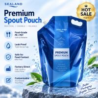 China Customized Stand up spout bag with butterfly valve engineered to enhance product freshness and ease of pouring in liquid packaging for sale
