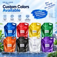 China Customized Stand up spout bag with butterfly valve engineered to enhance product freshness and ease of pouring in liquid packaging for sale