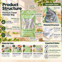 China Holds 5 to 20 Cigars Depending On Size Plastic Cigar Bags Clear Protective Bags Designed To Maintain Cigar And Freshness for sale