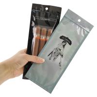 China 5 Cigars Volume Plastic Cigar Bags Custom Color Durable Resealable Bags Ideal for Cigar Storage and Long Term Protection for sale