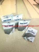 China Food Packaging Ziplock Aluminium Foil Poly Bags / 3 Side Seal Pouch for sale