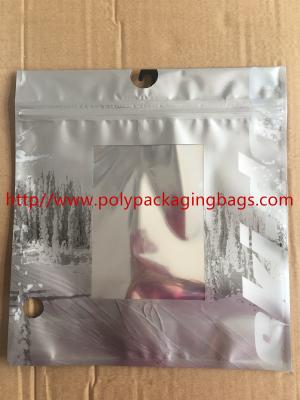 China Customized Made  Underwear Plastic Poly Bags With Hangers Hook 3 Colors Gravure Printing for sale