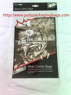 China Printed Transparent Self Adhesive Plastic Bags For Books / Toys / Gift for sale