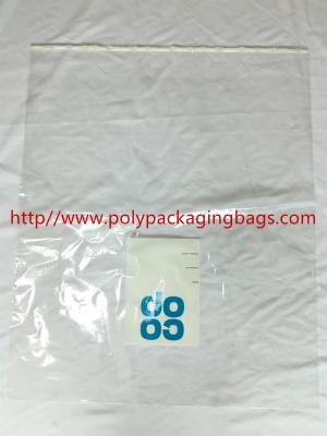 China Large Permanent Self Adhesive Plastic Bags 1 Color Gravure Printing for sale