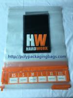 China Custom Printed  Transparent  Self Adhesive Plastic Bags For Clothing Packaging for sale