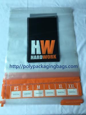 China Custom Printed  Transparent  Self Adhesive Plastic Bags For Clothing Packaging for sale