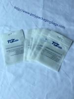 China White Pearly Film Foil Ziplock Bags  / Translucent Visible Yin - Yang Bone Bag for sale