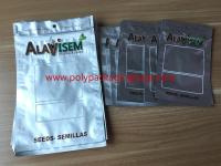 China Silver foil zipper ziplock bag, packed with dried fruit, food, seeds for sale