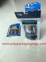 China Custom Men 'S Undergarment Plastic Packing Bags With Logo Printing for sale