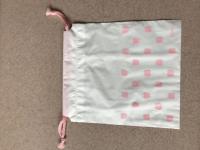 China Printed CPE Clear Drawstring Plastic Bags / Custom Made Plastic Travel Cosmetic Bag for sale