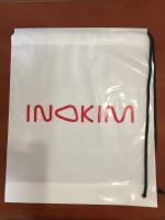 China PE Printed Rope Single Shoulder Plastic Drawstring Backpack For Clothes , Gifts , Universal Packaging for sale
