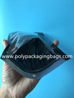 China Classic Black 4-6 Cigar Humidor Bags / General Zipper Plastic Moisturizing Bag for sale