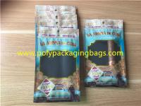 China Custom Made Printed Plastic Cigar Bags With Transparent Windows for sale