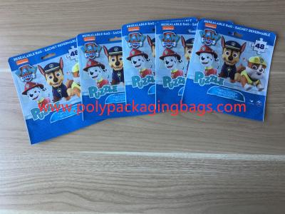 China Children 'S Classic Cartoon Pattern Plastic Packaging Bags 8 Colors Gravure Printing for sale