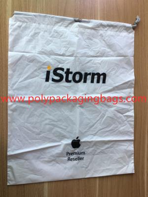 China Simple and elegant white cpe rope bag for general purpose packaging for sale