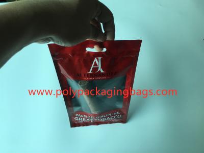 China Red Printed Cigar Humidor Bags With Moisturizing Sponge OPP / LDPE Laminated Material for sale